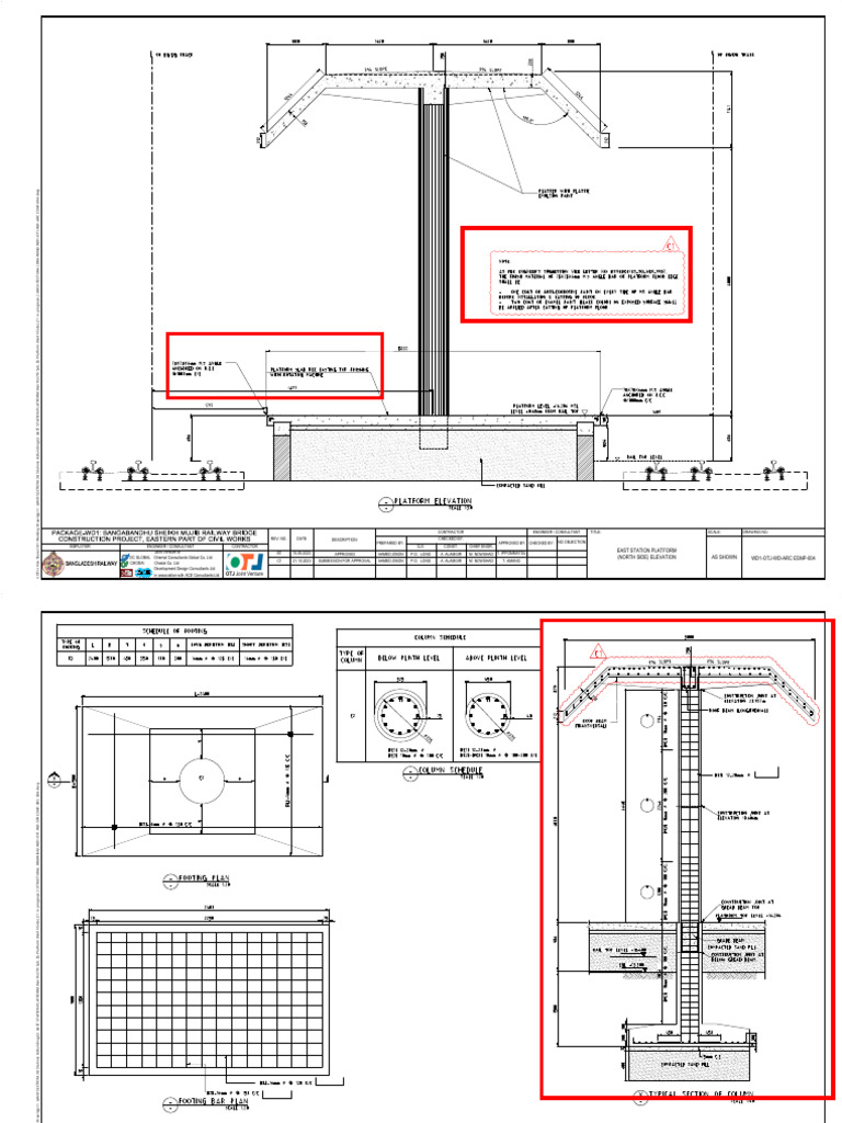 Extract Drawing (Platform) | PDF | Bangladesh