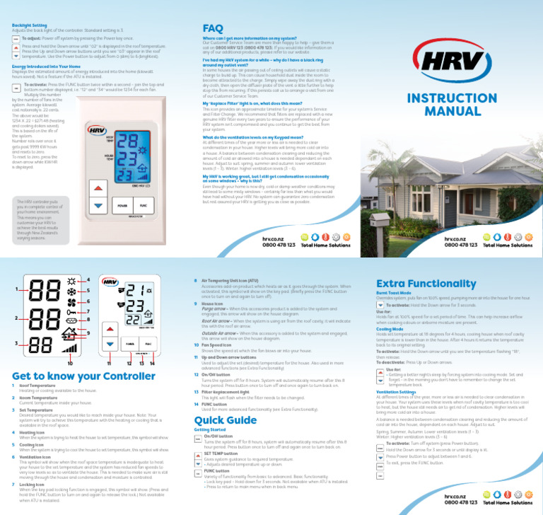 HRV Manual Arrows | PDF | Ventilation (Architecture) | Manufactured Goods