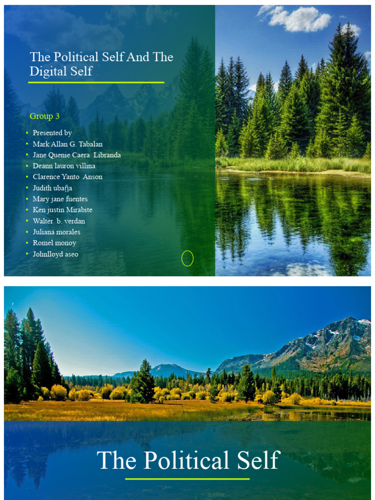 The Political Self and Digital Self | PDF | Psychology | Behavioural ...