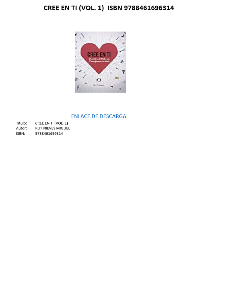 Ruth Nieves Miguel - CREE en TI | PDF