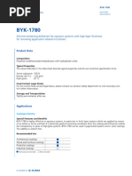 Byk-Silclean 3700 TDS (En) | PDF | Chemical Product Engineering | Water