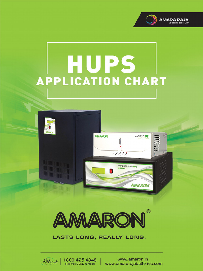 HUPS Application Chart | PDF | Printer (Computing) | Home Appliance