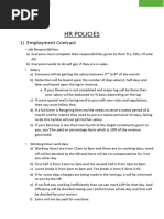 Leave Management SOP Overview | PDF