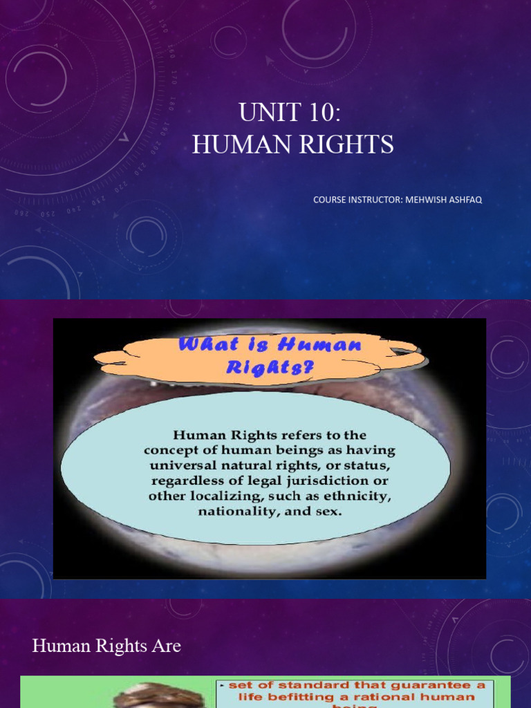 Unit 10 Human Rights | PDF | Poverty | Poverty & Homelessness