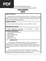 Curriculum Map IN Technology and Livelihood Education 9 (Cookery) | PDF ...