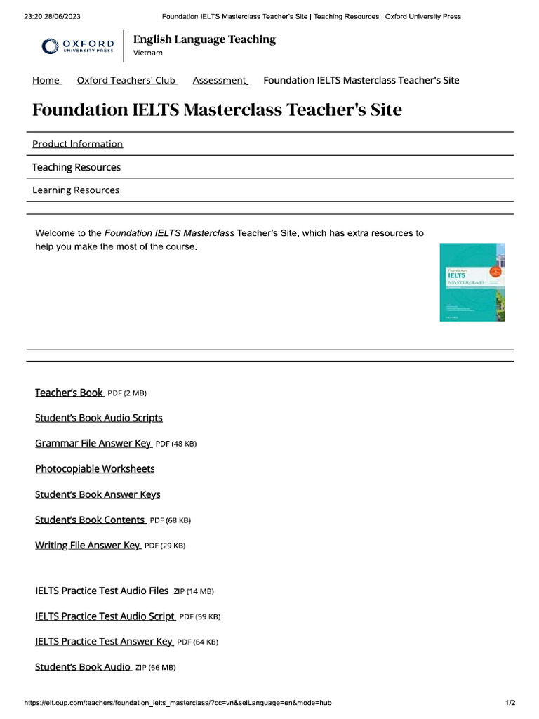 Foundation Ielts Masterclass | PDF