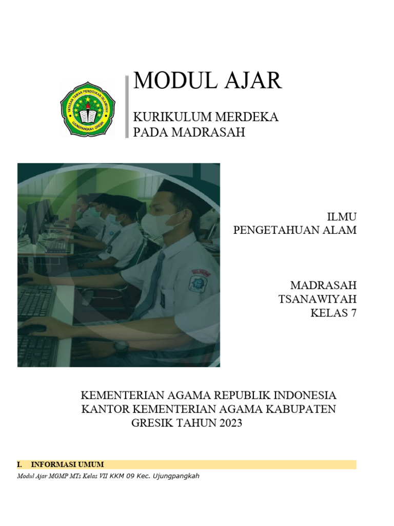 Modul Ajar - IPA | PDF | Karier & Perkembangan