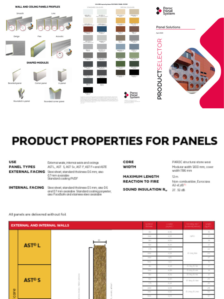 Paroc PS Product Selector FI-En 04.2020 | PDF | Materials | Building ...