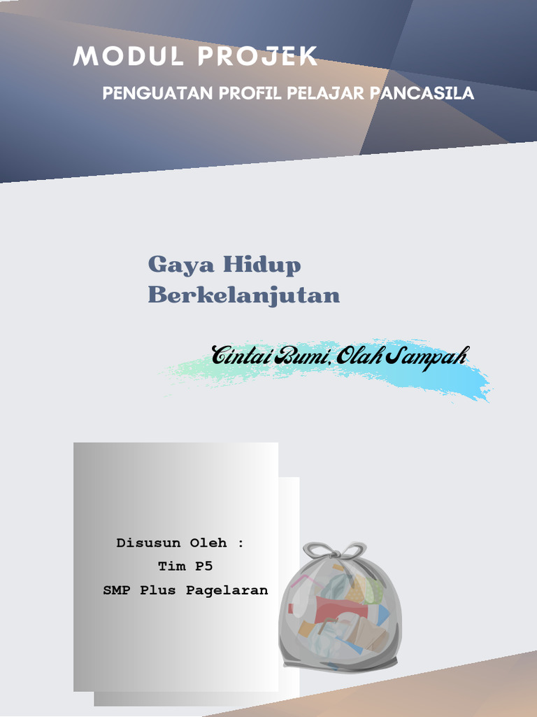 Modul Gaya Hidup Berkelanjutan P5 | PDF
