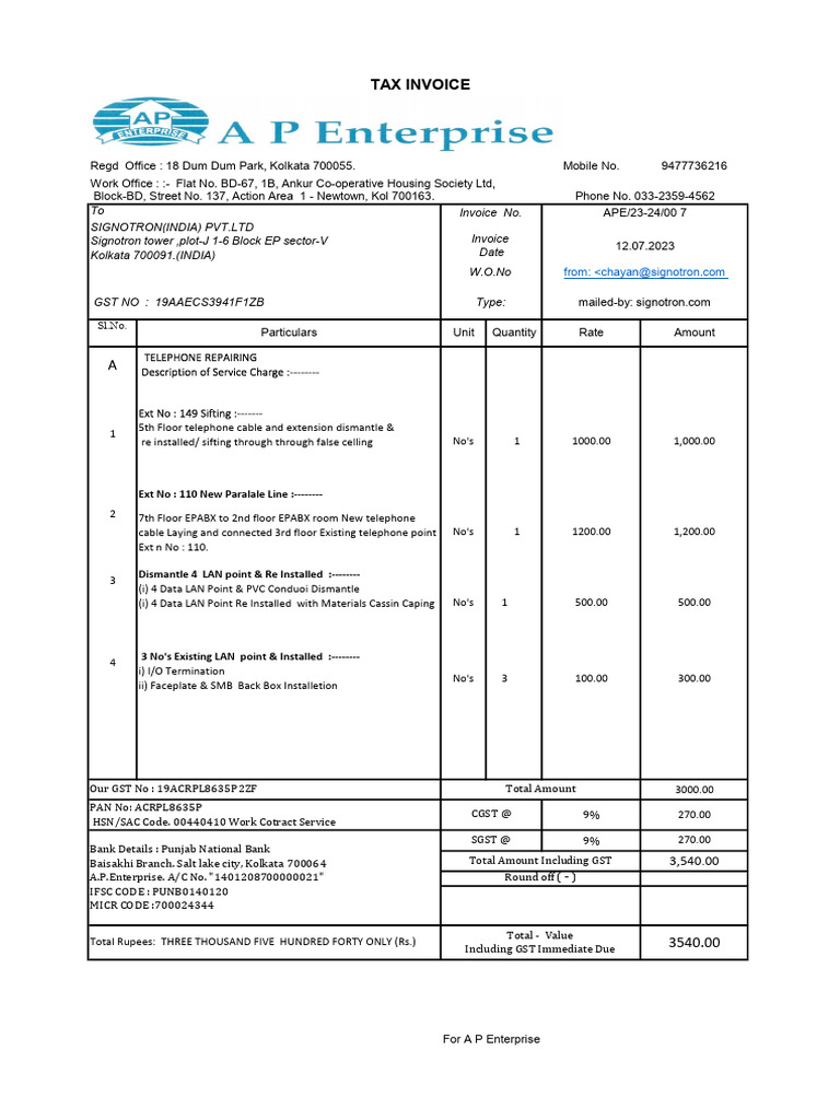 Extra Work (RD 3F-5F) | PDF
