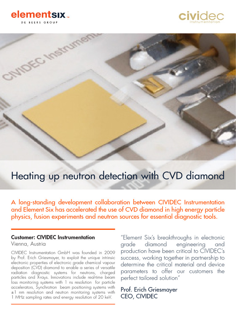 Cividec Case Study - 12 07 22 | PDF | Neutron | Radiation