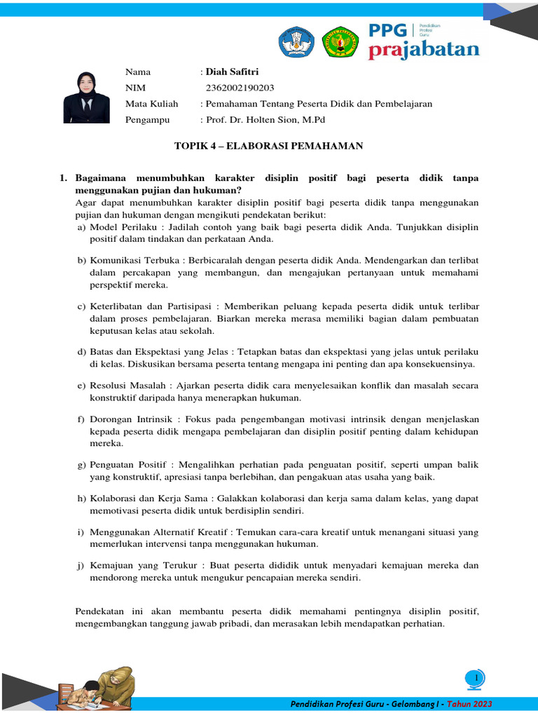 01.02.3-T4-6 Elaborasi Pemahaman | PDF