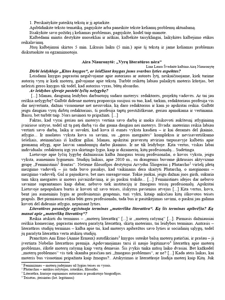 I Tarpinis Egzamino Uzduotis (II Variantas) | PDF