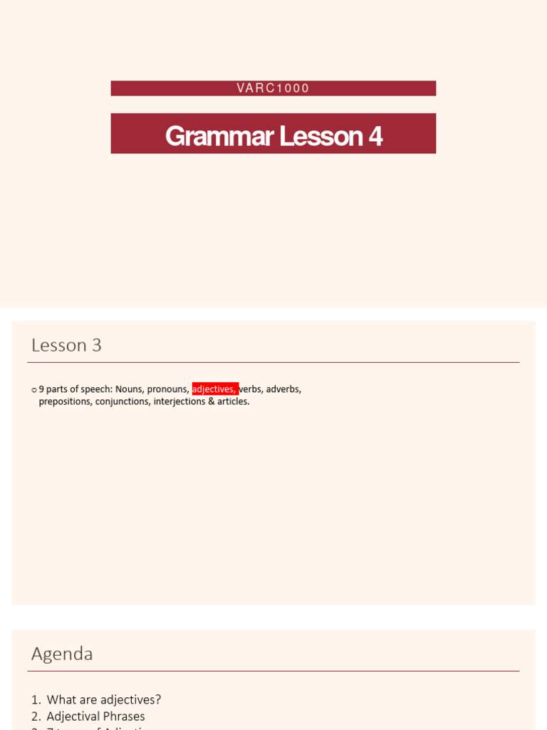 Lesson 79 Sheet | PDF | Adjective | Noun