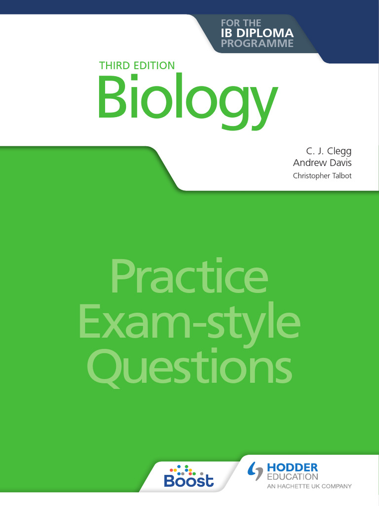 IB Biology Diploma Exam Practice Questions | PDF | Nucleic Acids | Dna