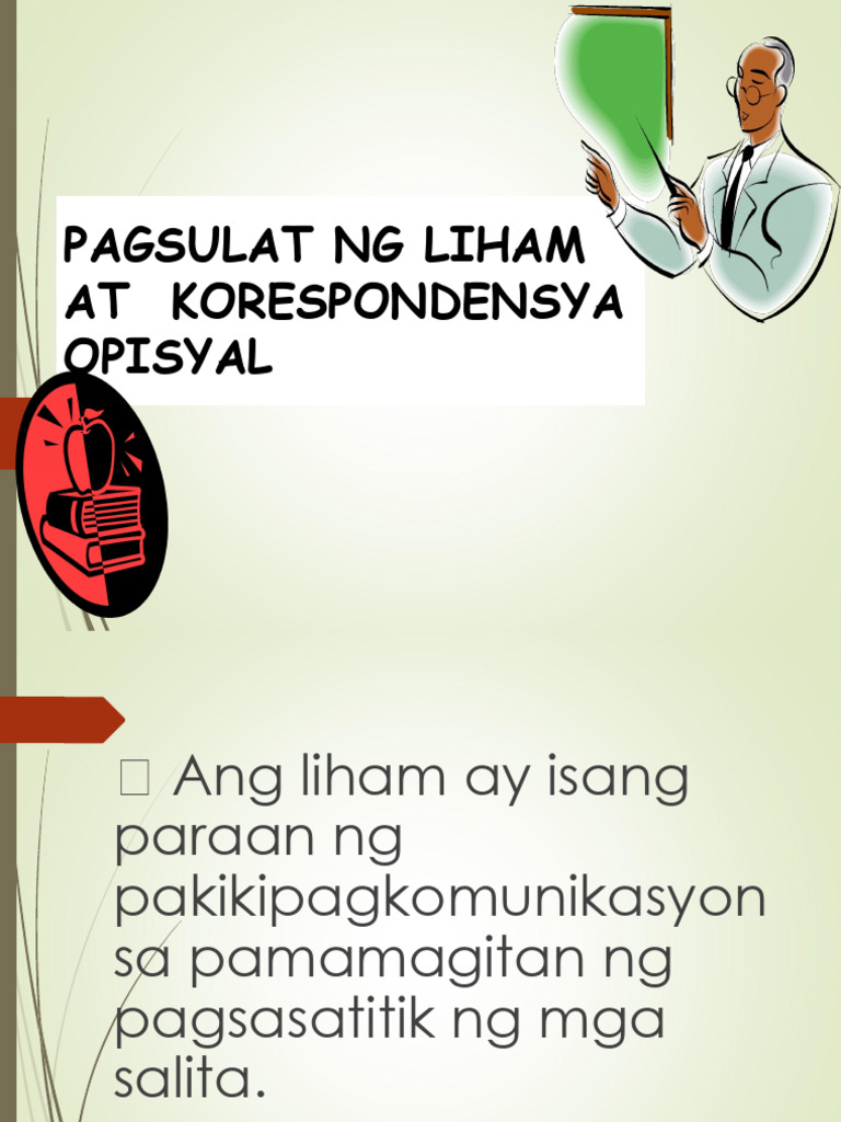 Y2 Aralin 5 Pagsulat at Korespondensiya Opisyal | PDF