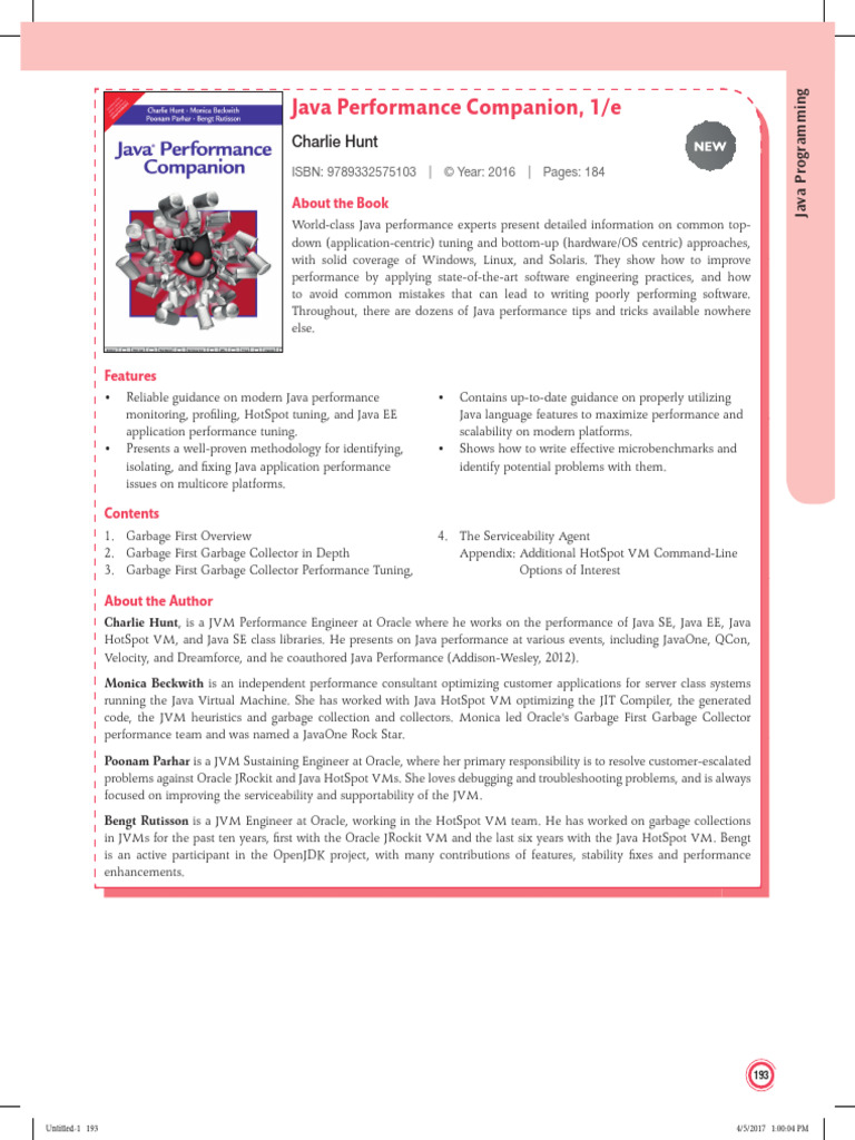 Java Performance Guide | PDF | Programming | Computer Program