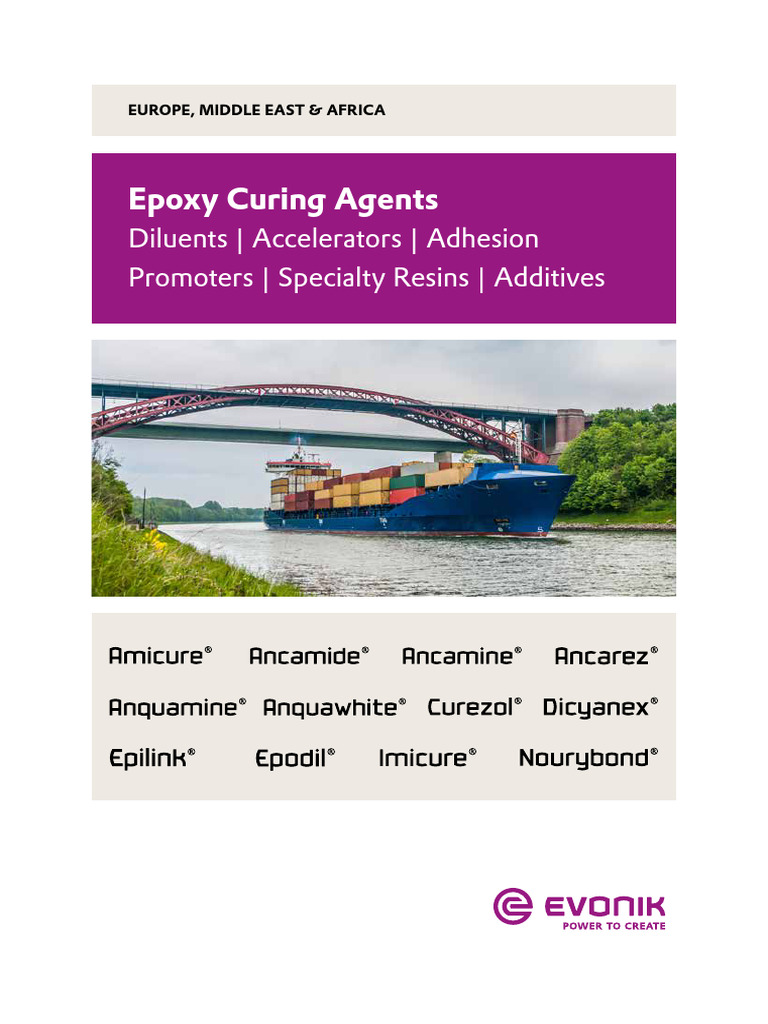 Epoxy Curing Agents Product Guide EMEA | PDF | Epoxy | Industrial Processes
