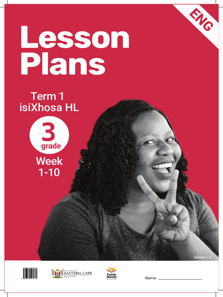 FW Lesson Plan Book (GR 3 Term 1) Final Print | PDF | Phonics | Lesson Plan