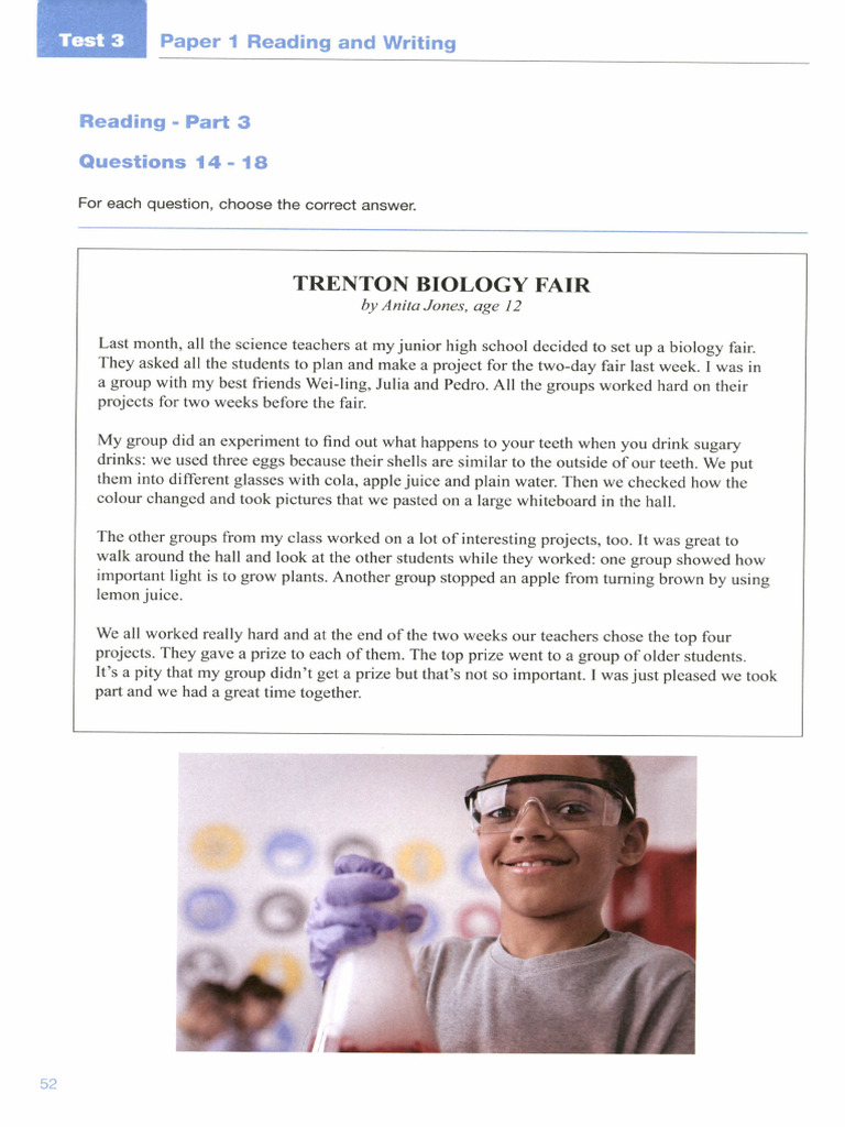 Reading 3 Ket | PDF
