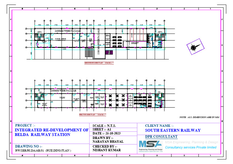 BW. SER. HIJ. AR. 0.01 (BUILDING PLAN) - Model | PDF