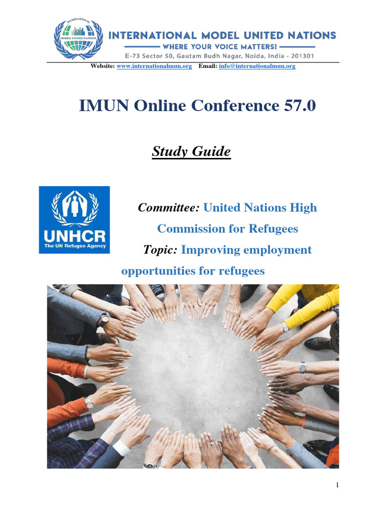 Study Guide - UNHCR - International MUN Online Conference 57.0 | PDF ...