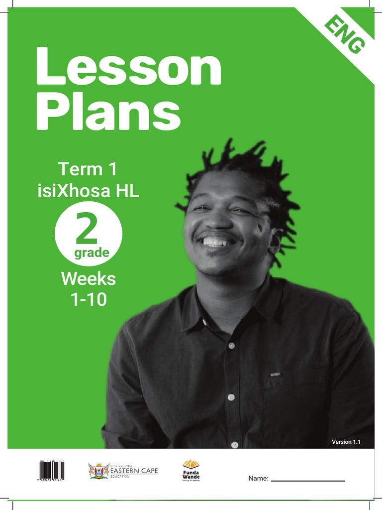 FUNDA WANDE Lesson Plan Book (GR 2 Term 1 ENG) Final Print | PDF ...