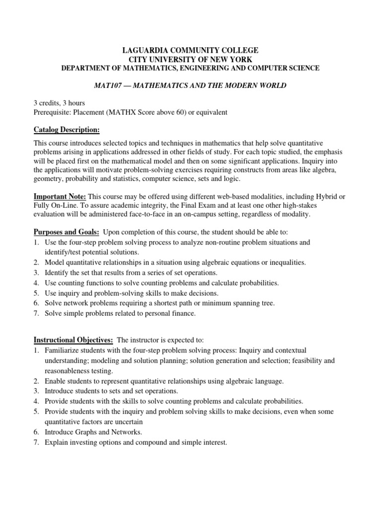 Mat107 Mat Pdf Mathematics Computer Science