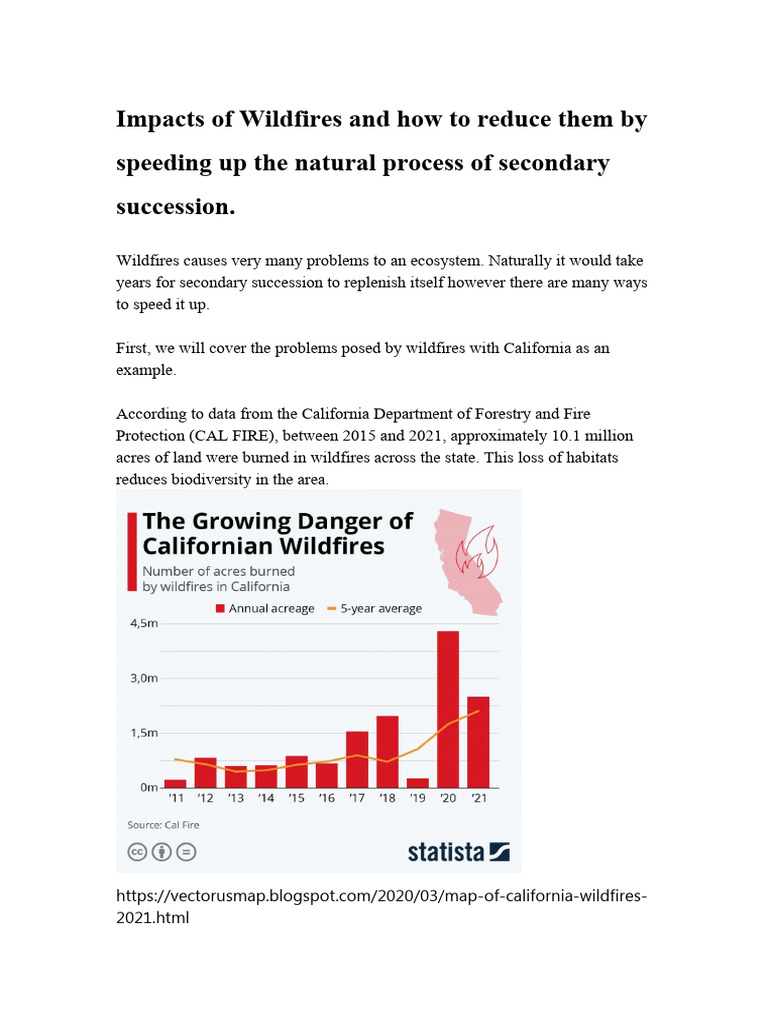 Wildfire Reduction Paper Draft | PDF | Wildfire | Soil