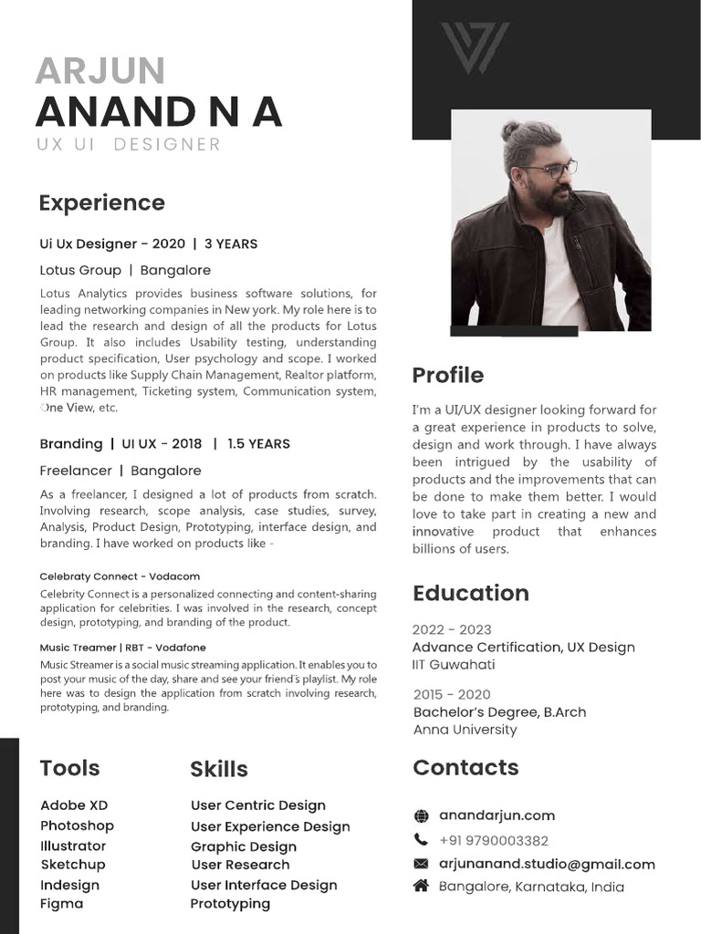 Arjun NA Resume | PDF