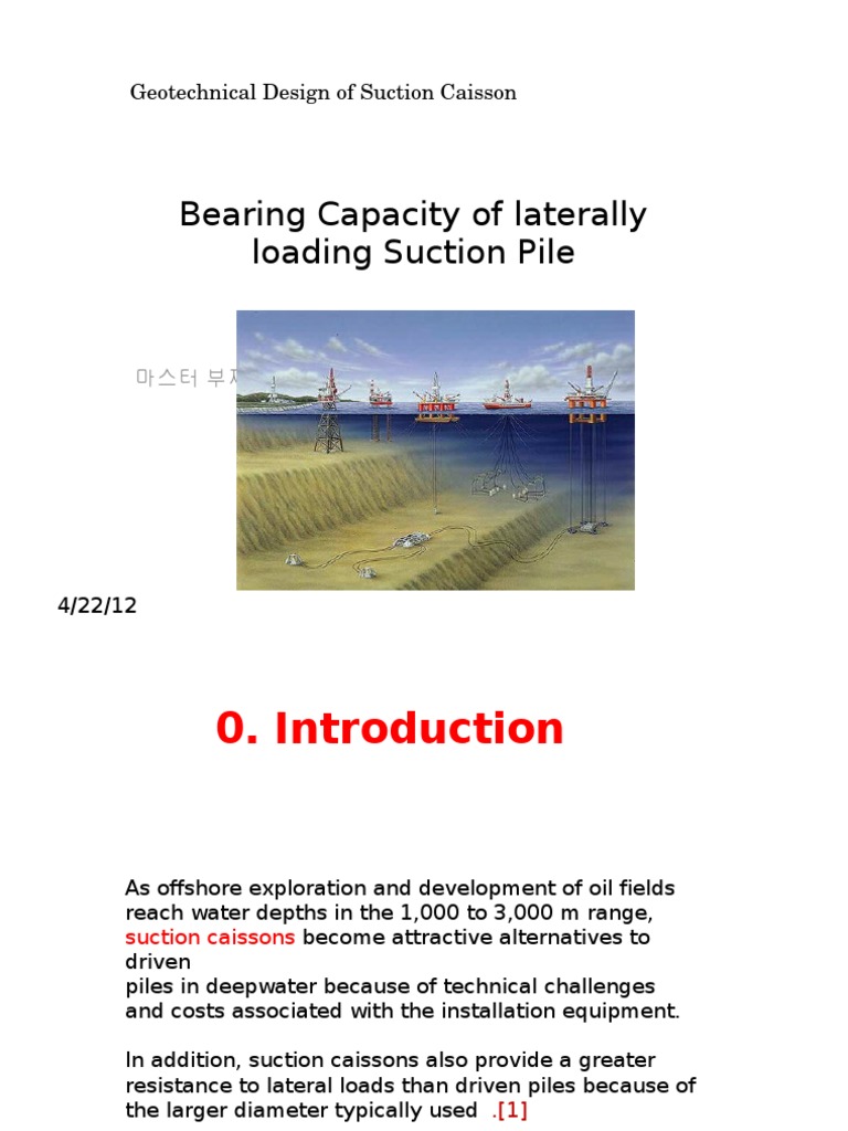 Bearing Capacity of Laterally Loading Suction Pile | Deep Foundation ...