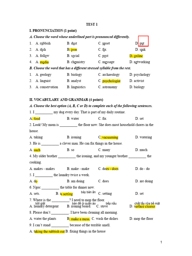 Key Test 1-Merged | PDF | Stephen Hawking | Refrigerator
