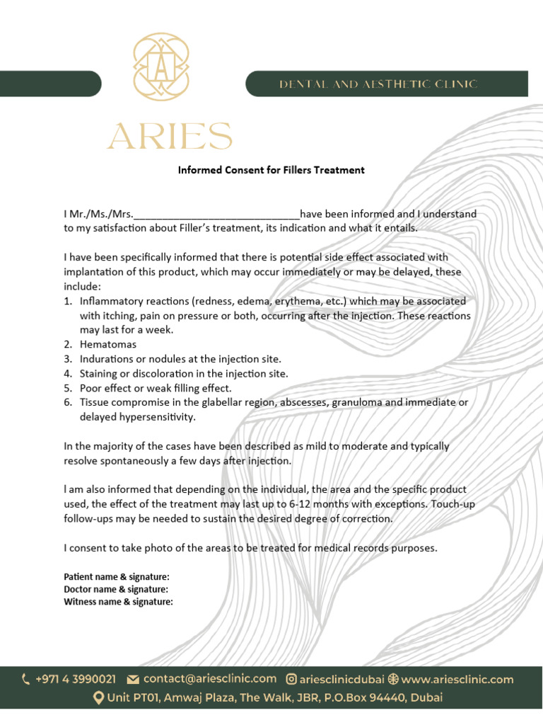 Filler Consent | PDF
