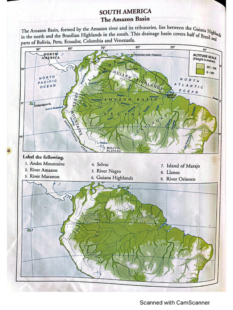 Class 7 Geography Chapter LIfe in The Tropical 7 Sub-Tropical Regions Map Work Ebook | PDF