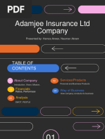 Adamjee Insurance Company Overview | PDF | Regulatory Compliance ...