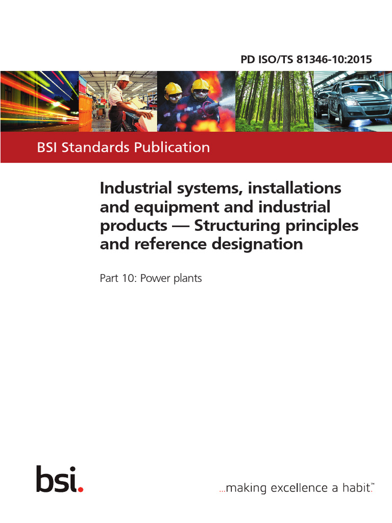 Industrial Systems, Installations and Equipment and Industrial Products - Structuring Principles ...