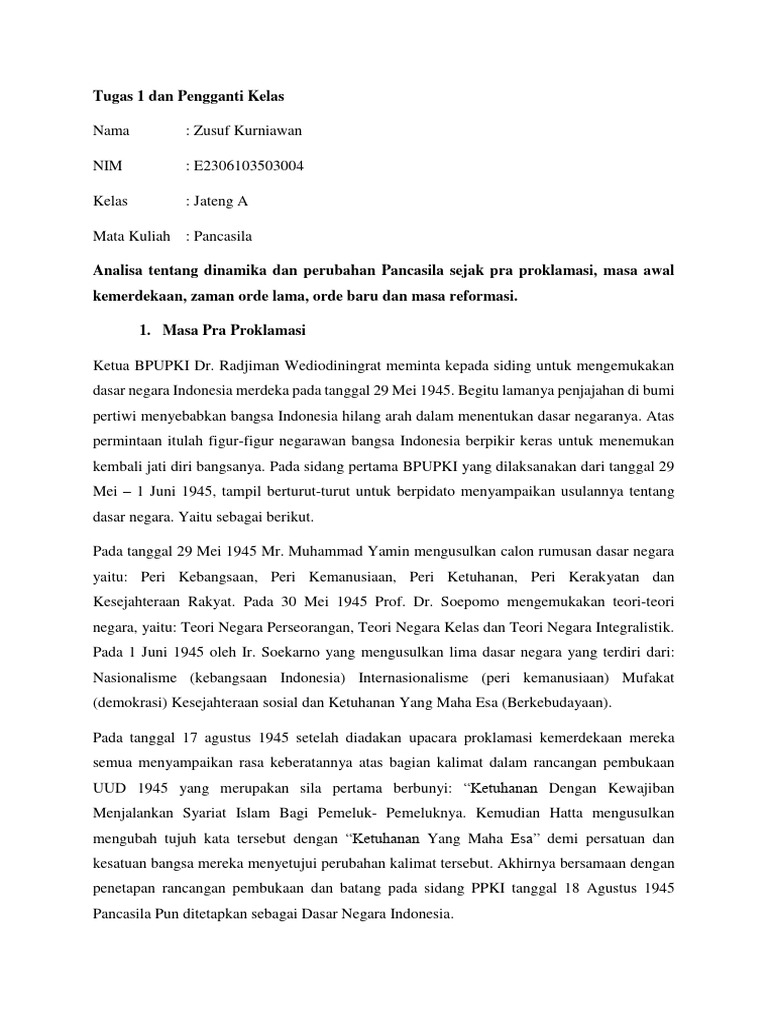 Tugas 1 Zusuf Kurniawan | PDF