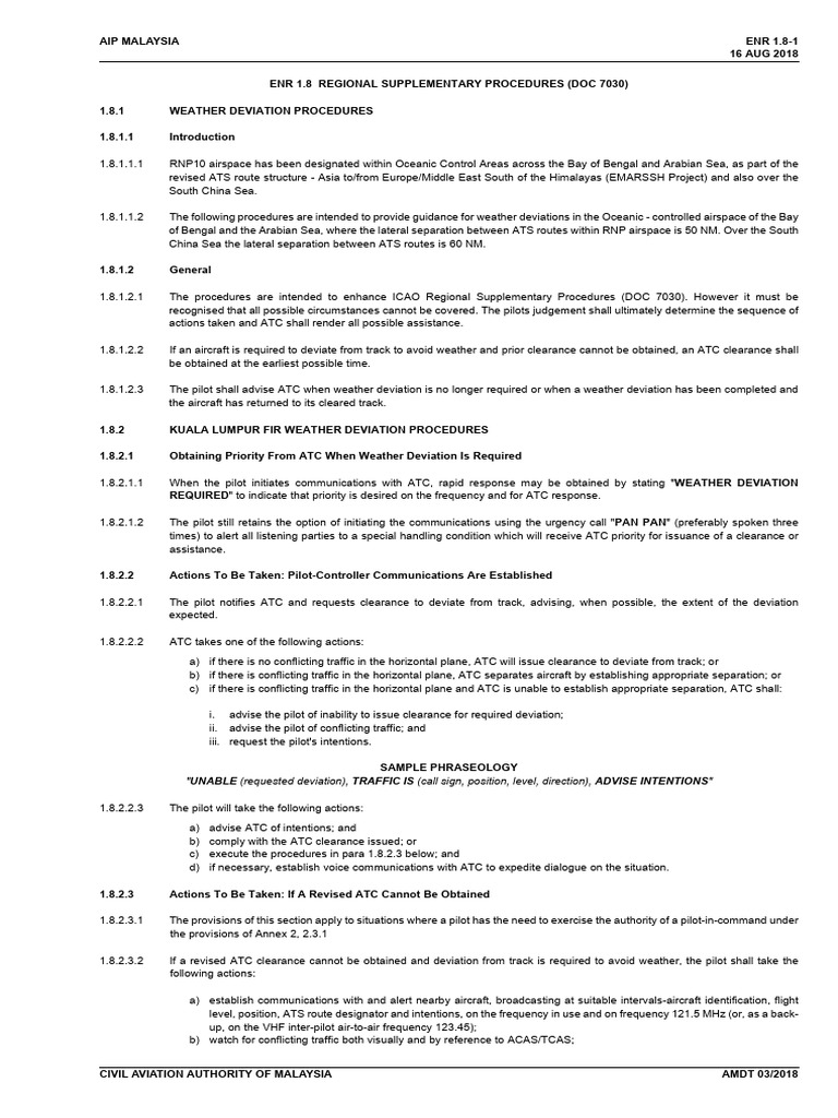My RVSM | PDF | Air Traffic Control | Instrument Flight Rules