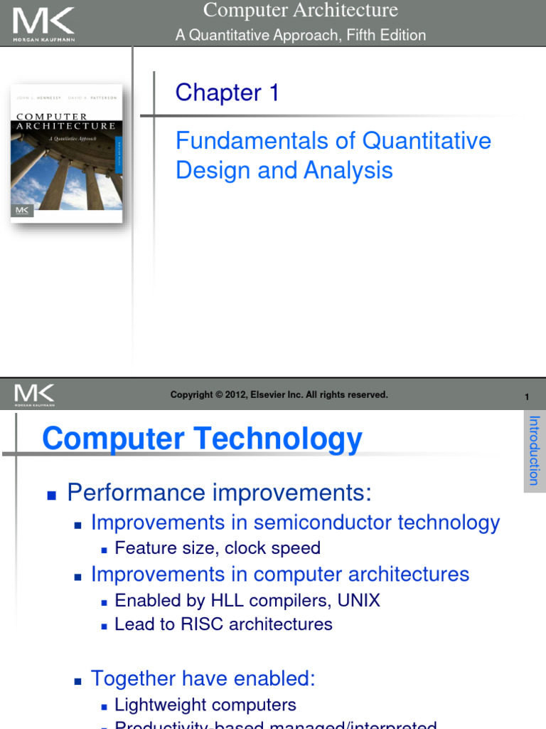 CAQA5e ch1 | PDF | Central Processing Unit | Parallel Computing