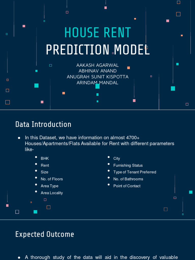 House Rent Prdeiction Model | PDF | Mean Squared Error | Errors And Residuals