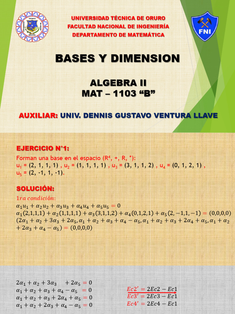 Algebra II - Tema N°5 | PDF | Álgebra | Matemáticas