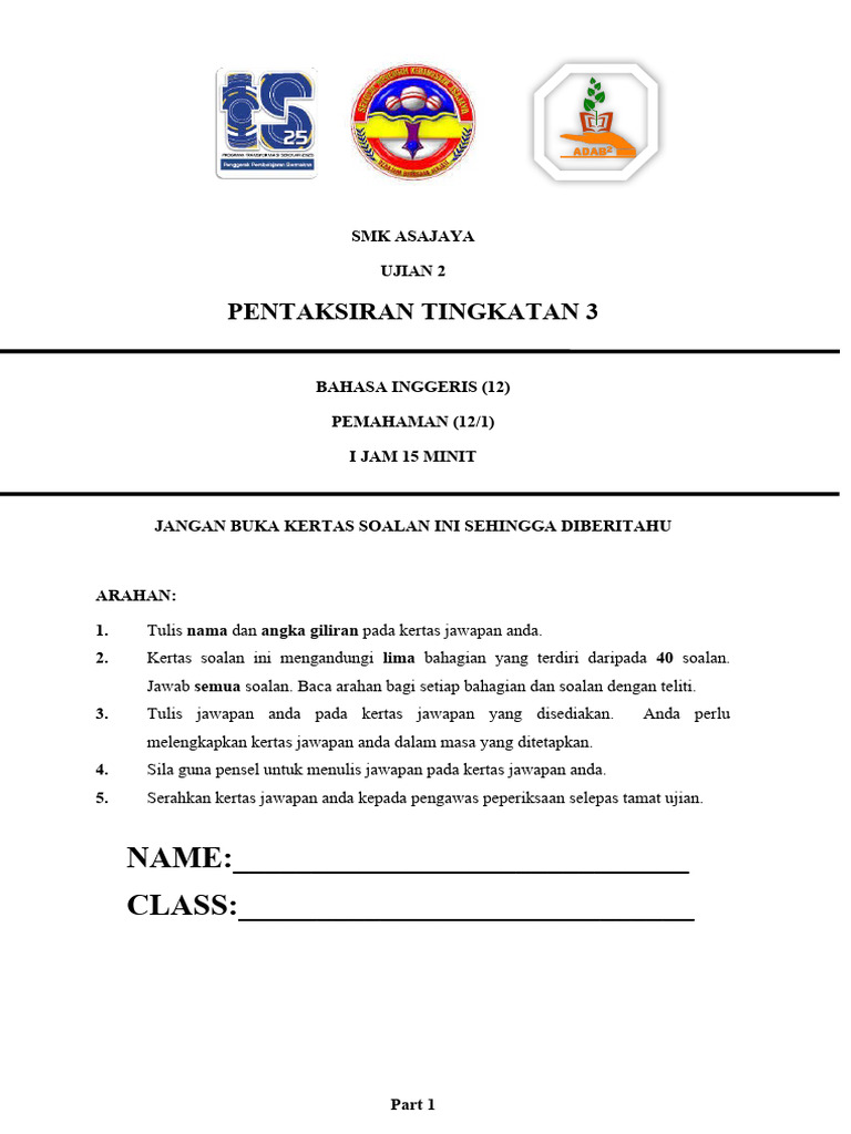 Answer Script | PDF | Zoo