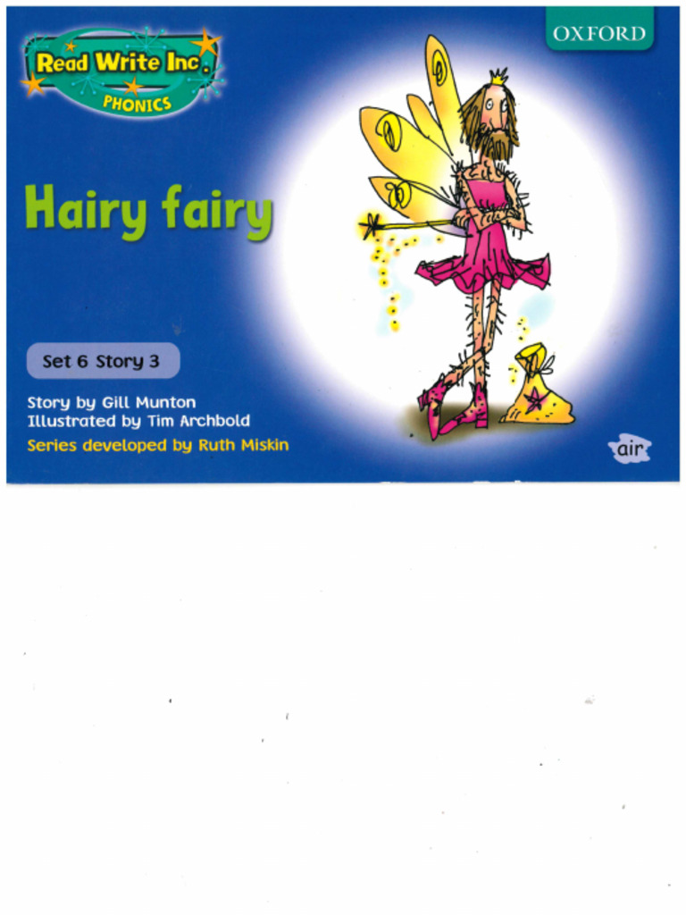 RWI Blue Set 6 Story 3 Hairy Fairy - 230610 - 183342 | PDF