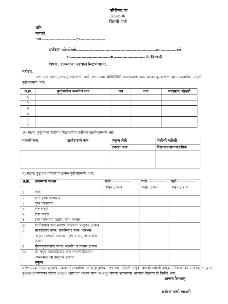 Share Talathi Ahwal | PDF