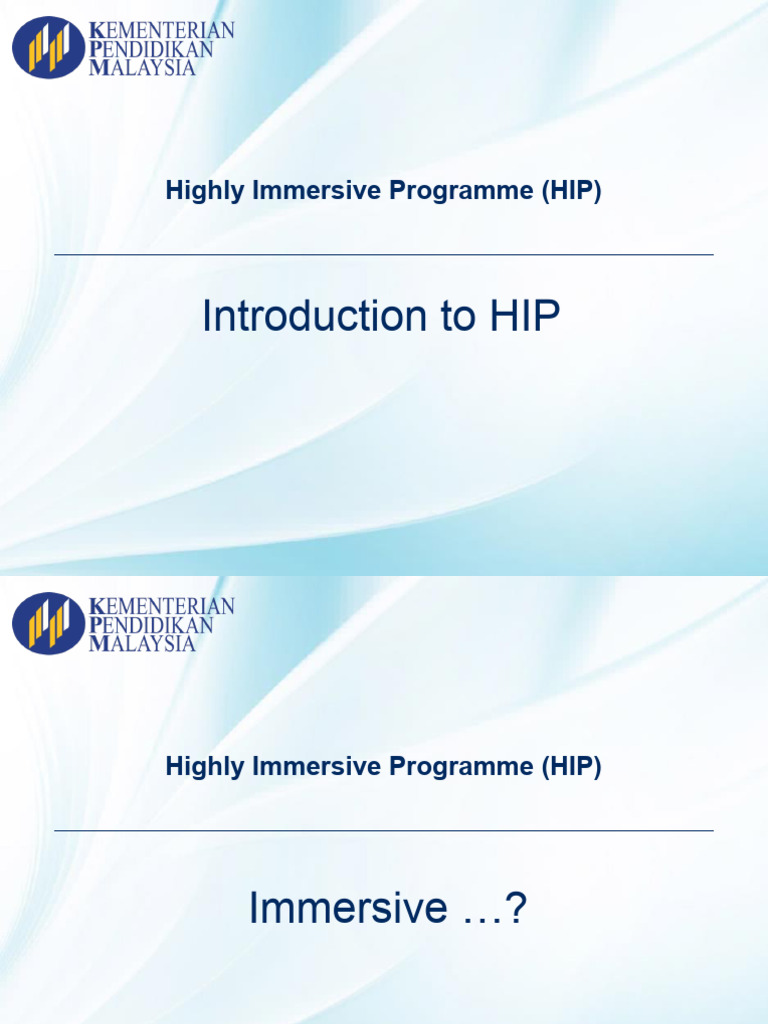 Enhance English Proficiency with HIP | PDF | Teachers | Learning