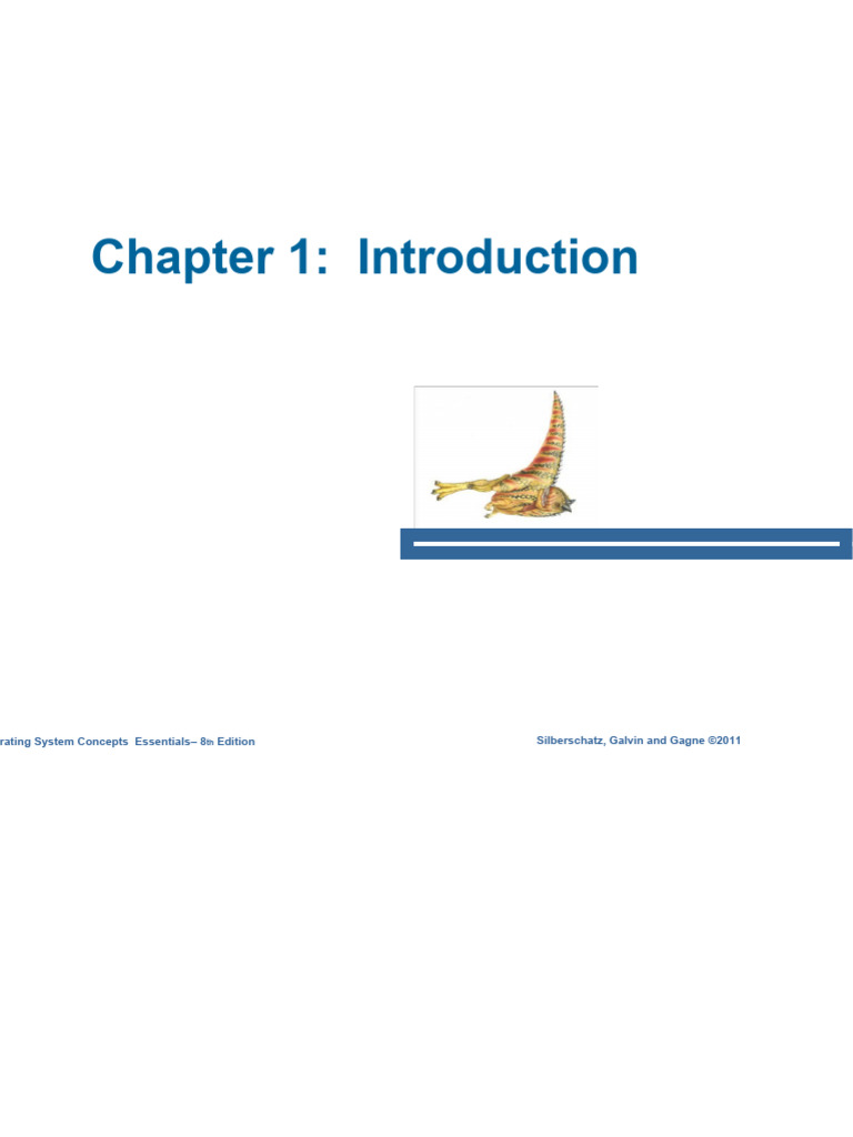 Chapter 1: Introduction | PDF | Operating System | Computer Hardware