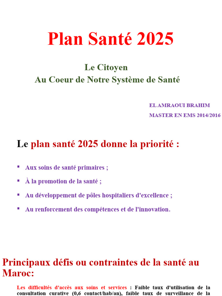 Stratégie de Santé 2025 | Télécharger gratuitement PDF | Objectifs du millénaire pour le ...