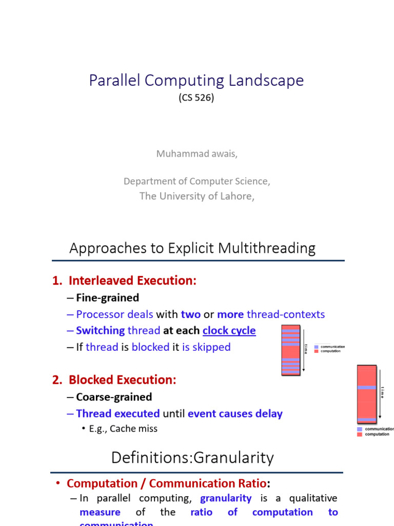 Week 6 A | PDF | Computer Cluster | Parallel Computing