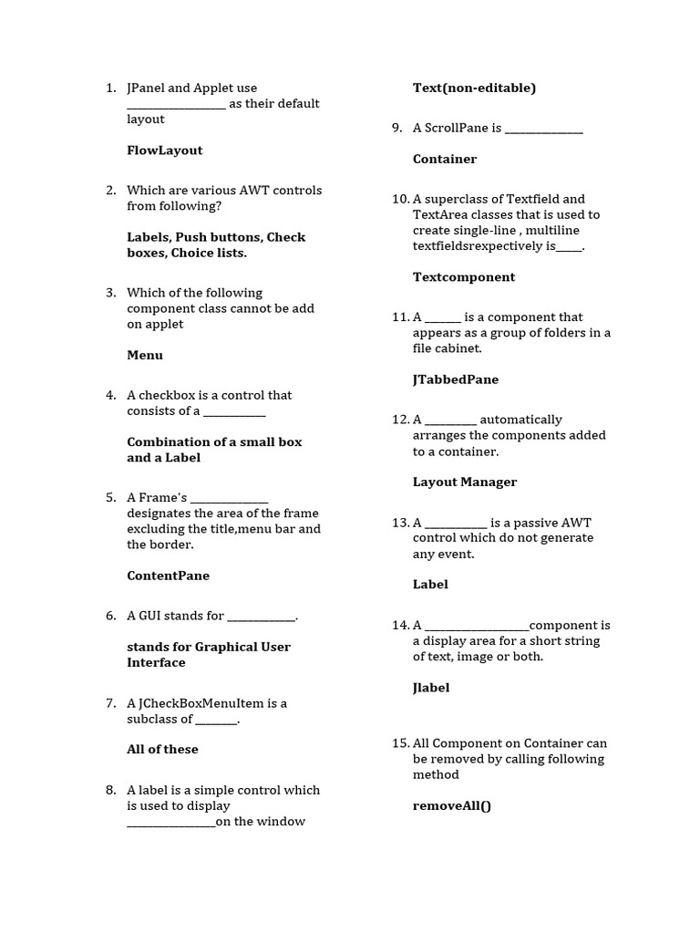 Sample Questions | PDF | Human–Computer Interaction | Computer Science