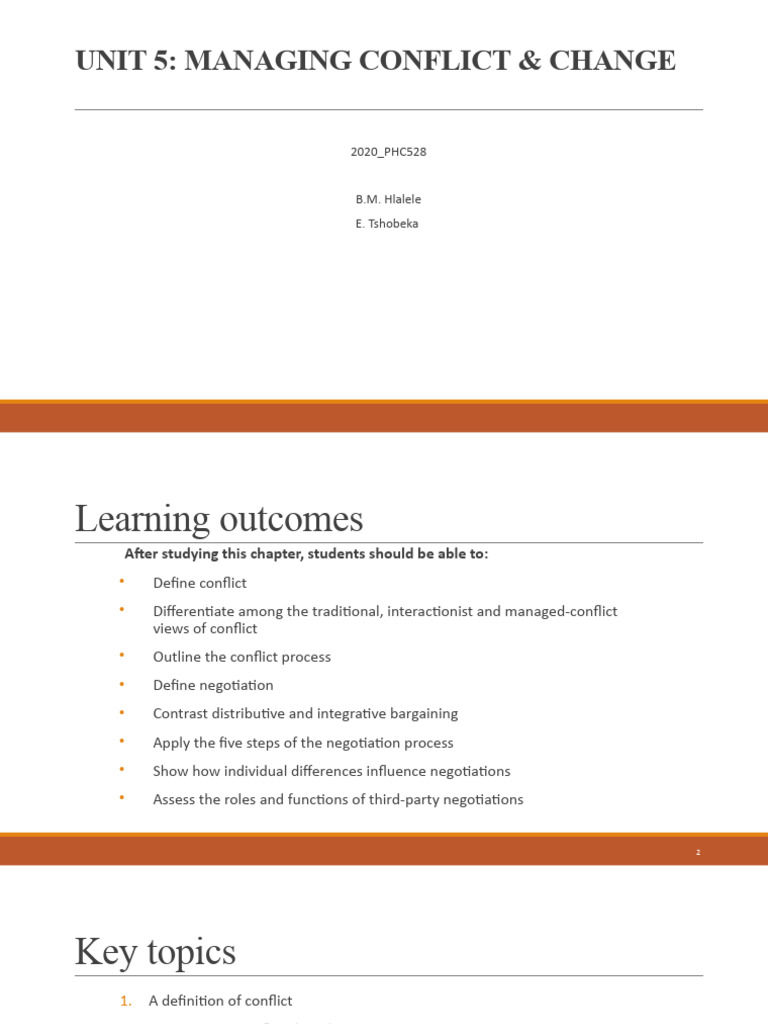 Unit 5 | PDF | Negotiation | Bargaining